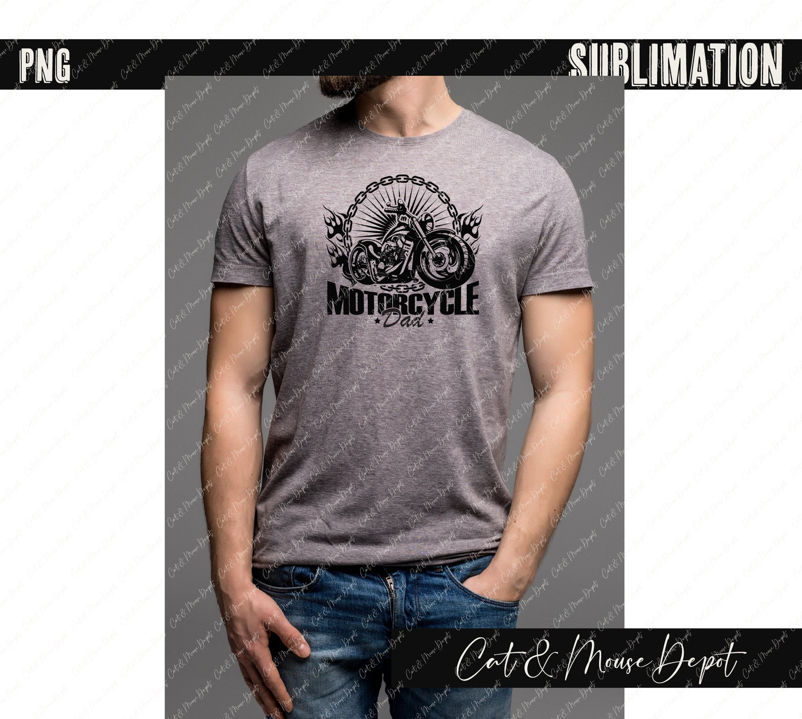 Motorcycle Dad Daddy's Future Riding Buddy PNG Sublimation - Etsy