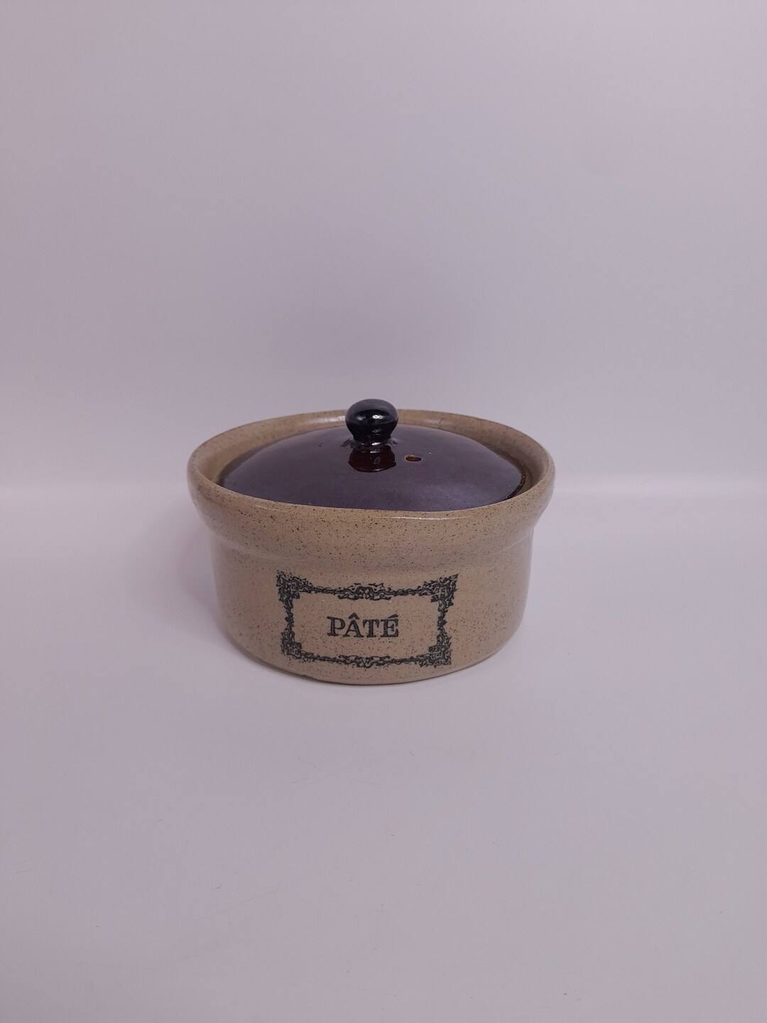 Vintage Moira Stoneware Paté Pot With Lid Made in England Stoneware ...