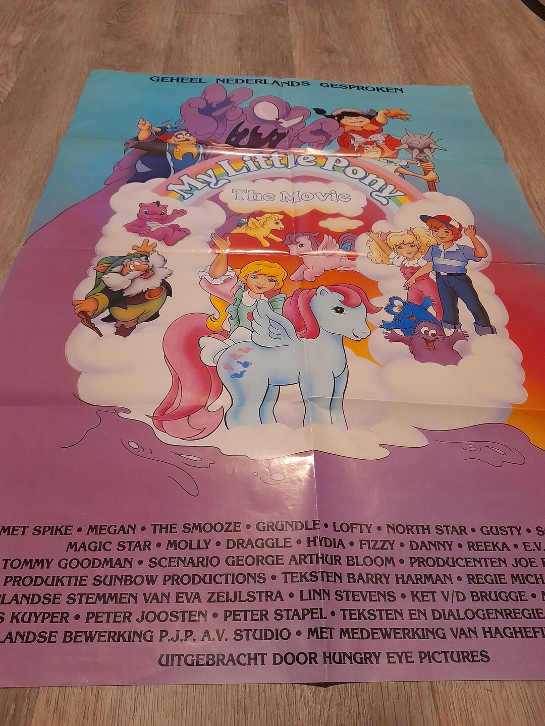 Vintage My Little Pony G1 Movie Poster MLP My Little Pony the Movie ...