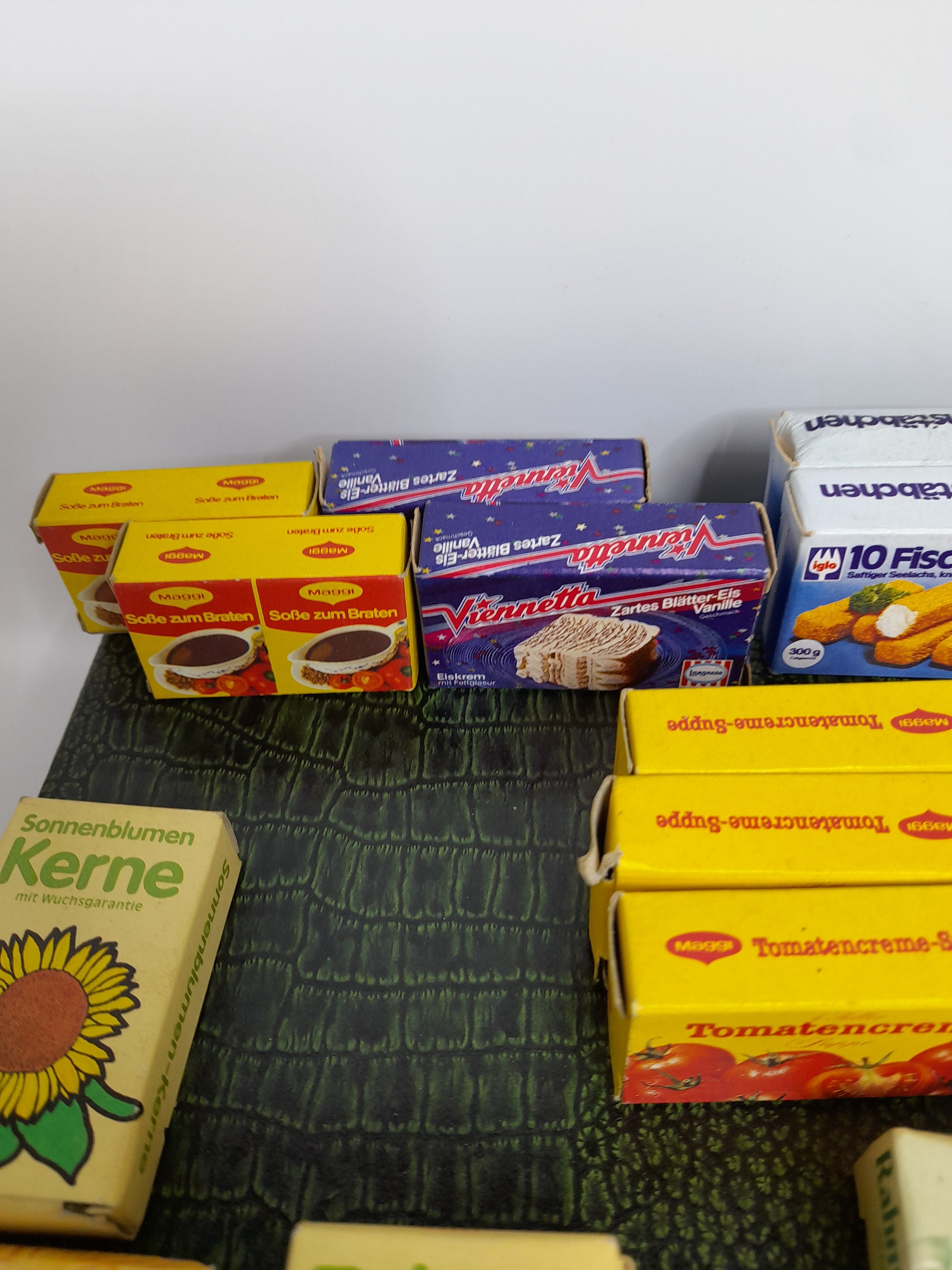 Vintage German Miniature Food Boxes Set of 31 - Etsy