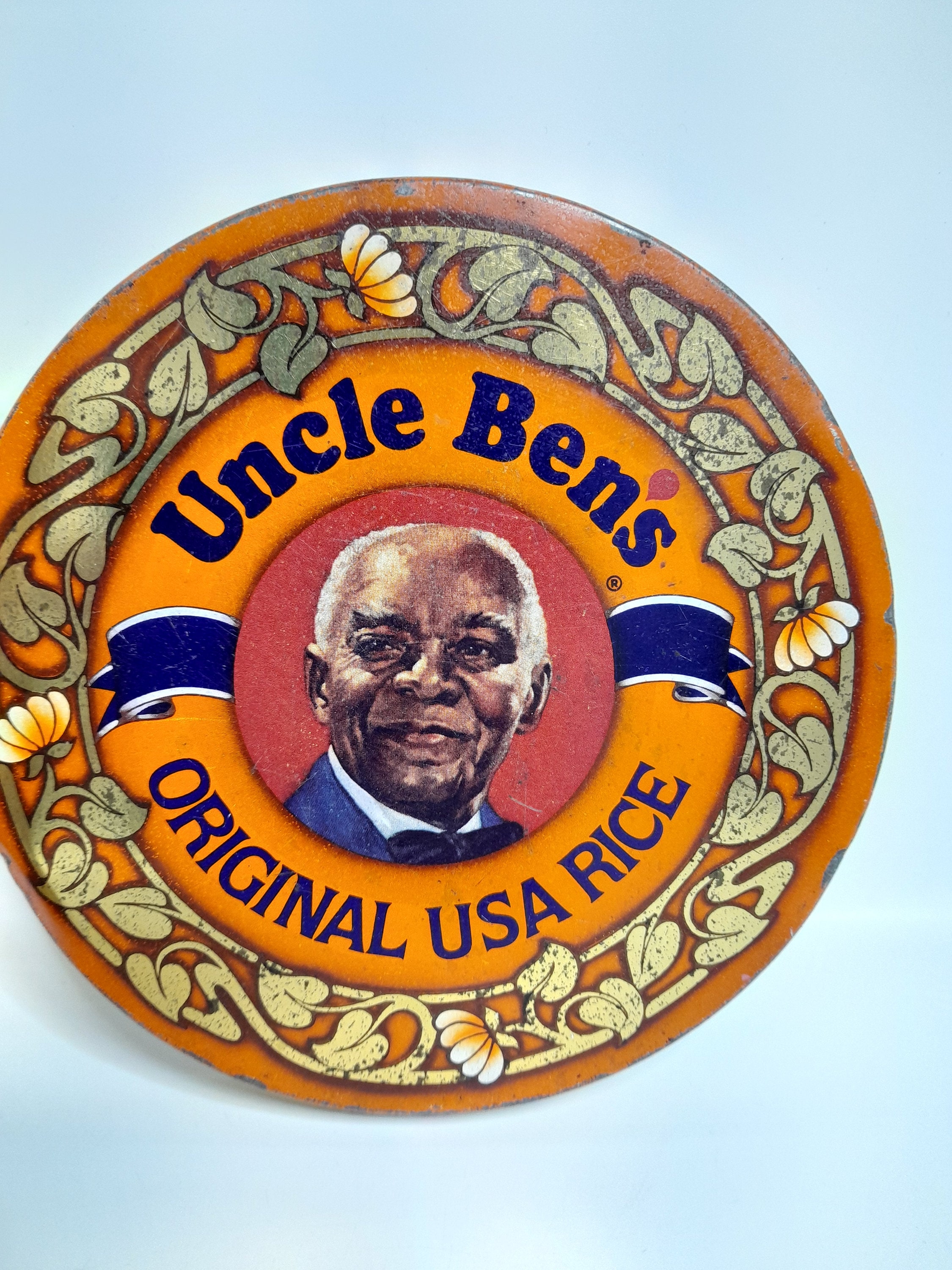 Vintage Jaren 1980 Uncle Ben's Rice Tin Original Logo - Etsy