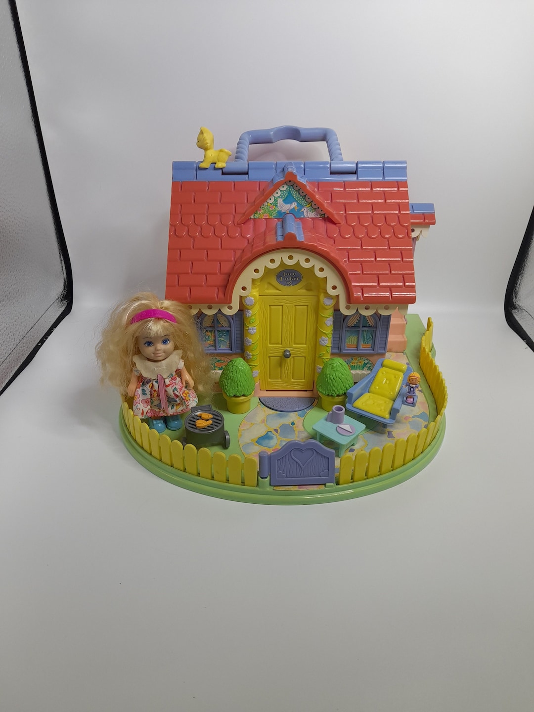 Vintage Bluebird Toys 1994 Lucy Locket Dream Cottage Polly Pocket 90ies ...