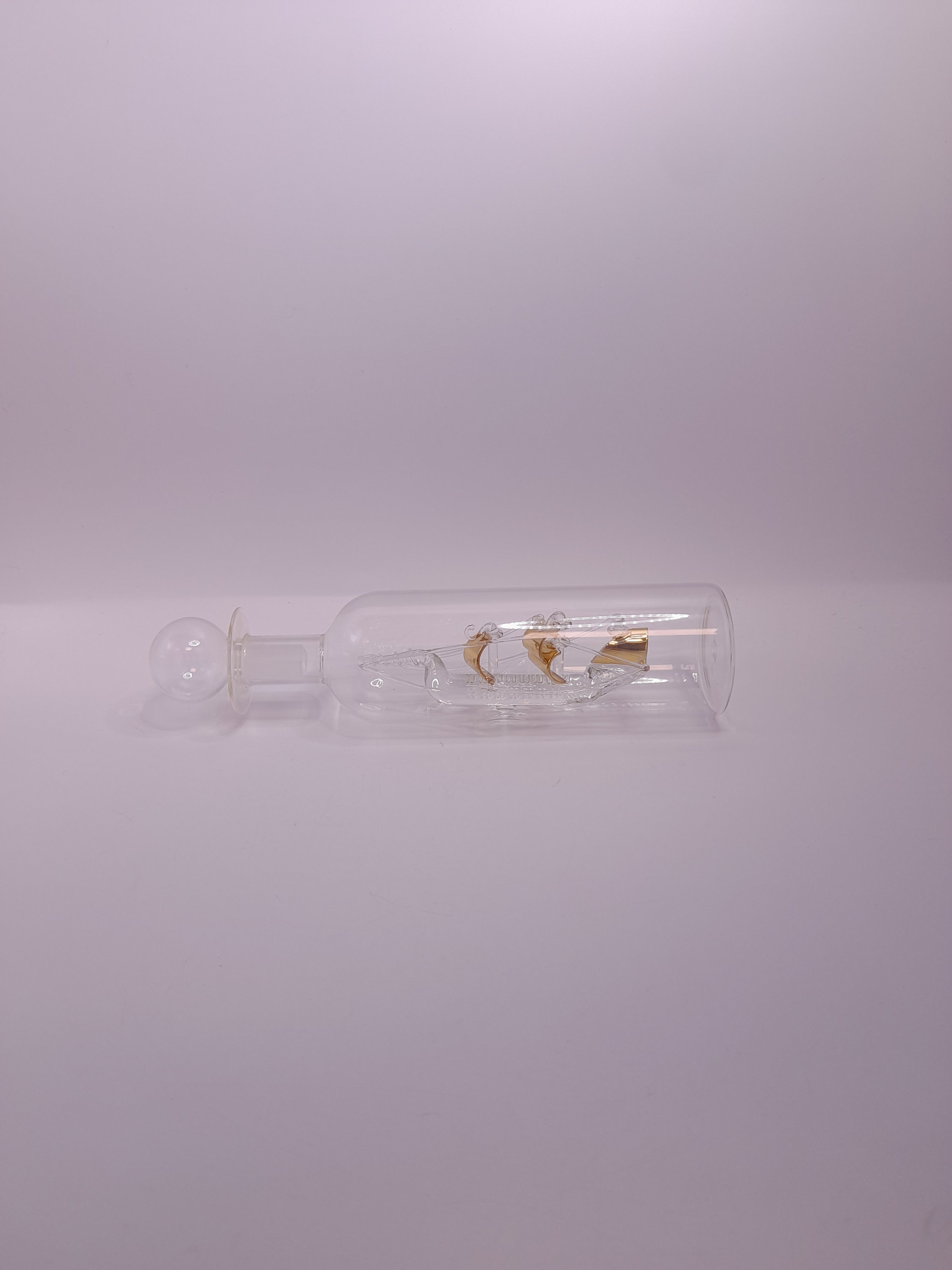 Vintage Blown Glass Ship in A Bottle Mayflower Glass Ship - Etsy