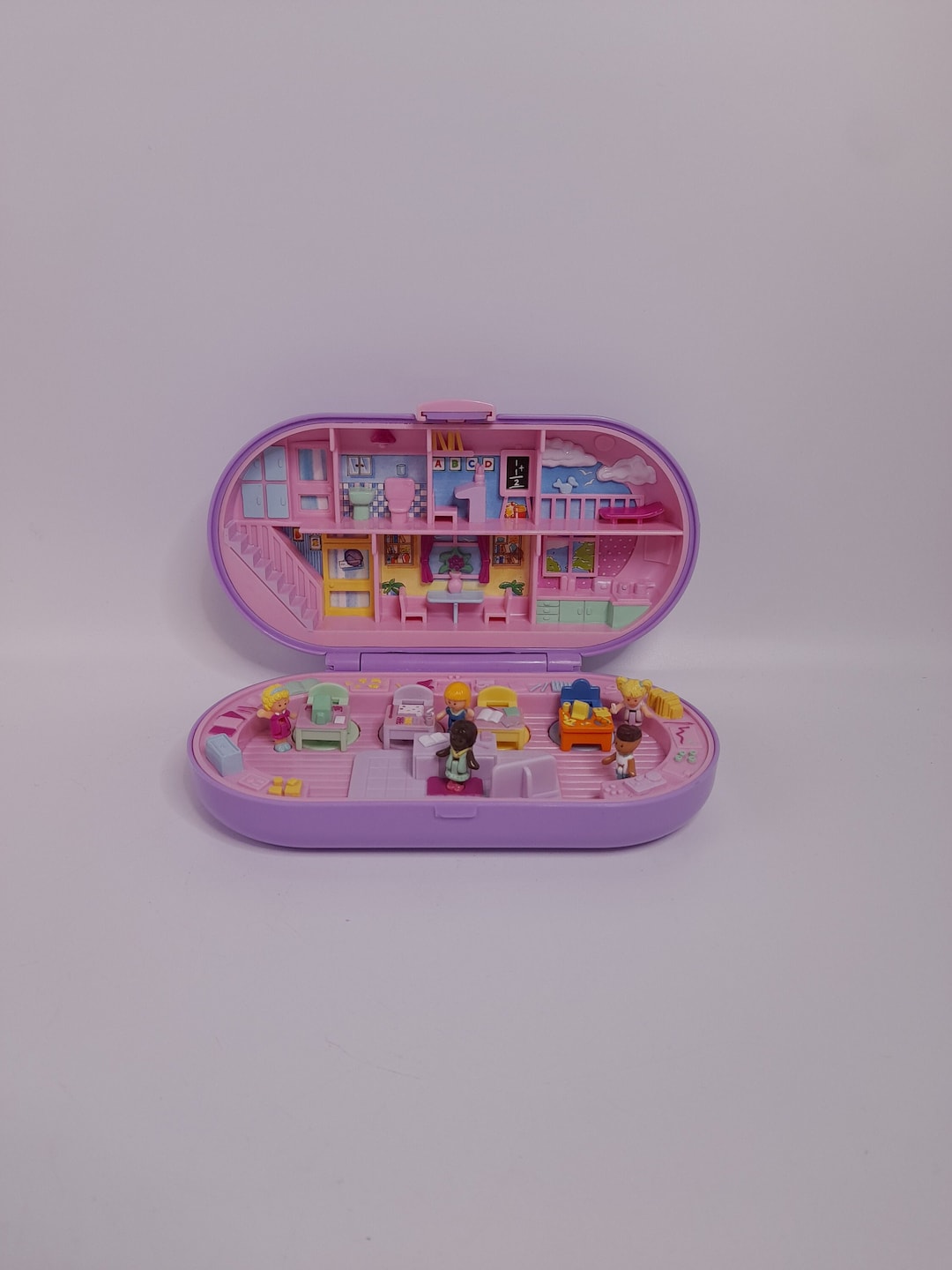 Vintage Polly Pocket Stampin' School Stamping School Stamper Bluebird ...
