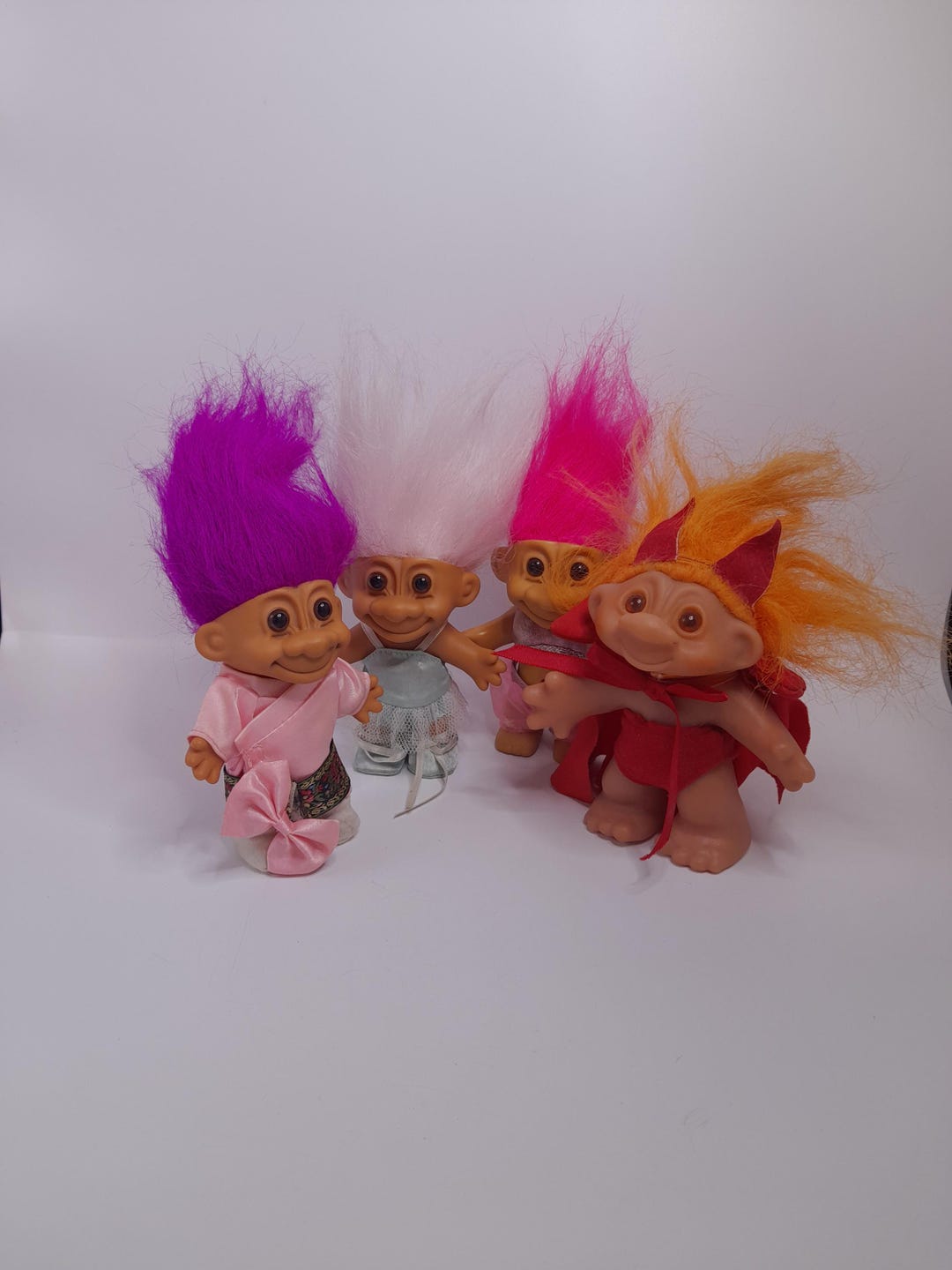 Vintage Trolls DAM Troll Doll 80s Toys 90s Toys Red Devil Kimono ...
