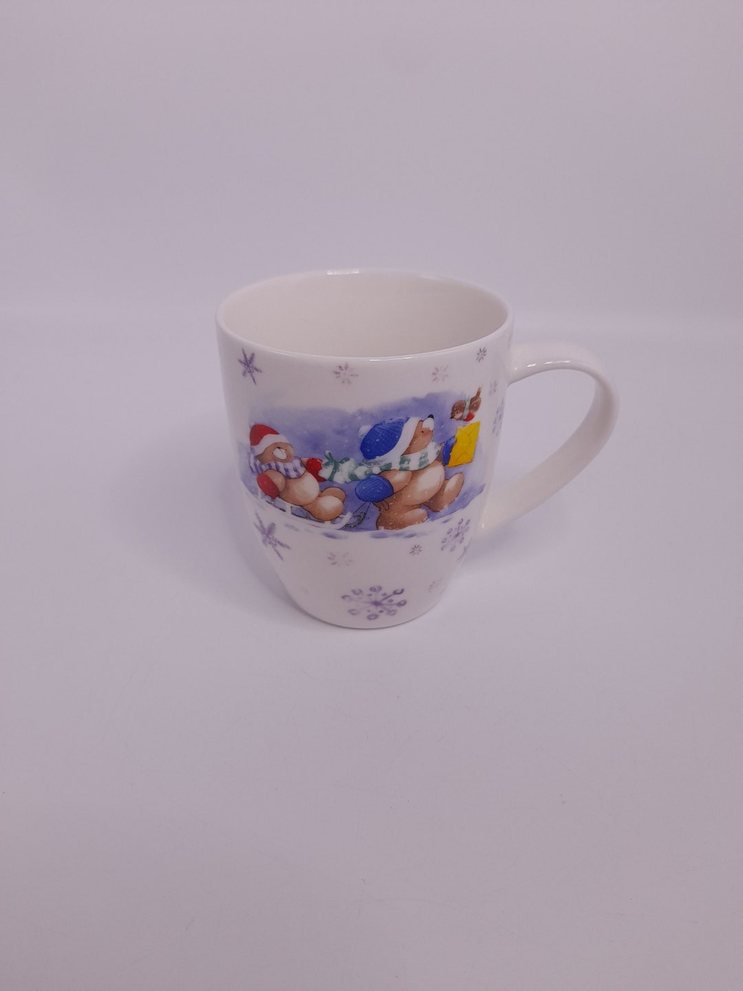 Vintage Forever Friends Hallmark Cards HMK Veda Winter Christmas Mug ...