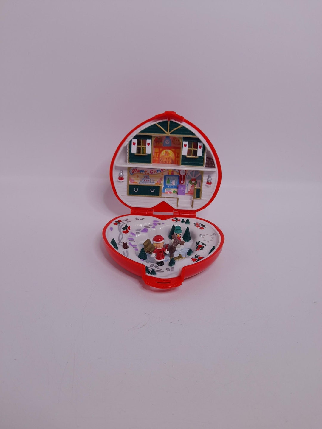 Vintage Polly Pocket 1989 Polly's Musical Christmas Wonderland Compact ...