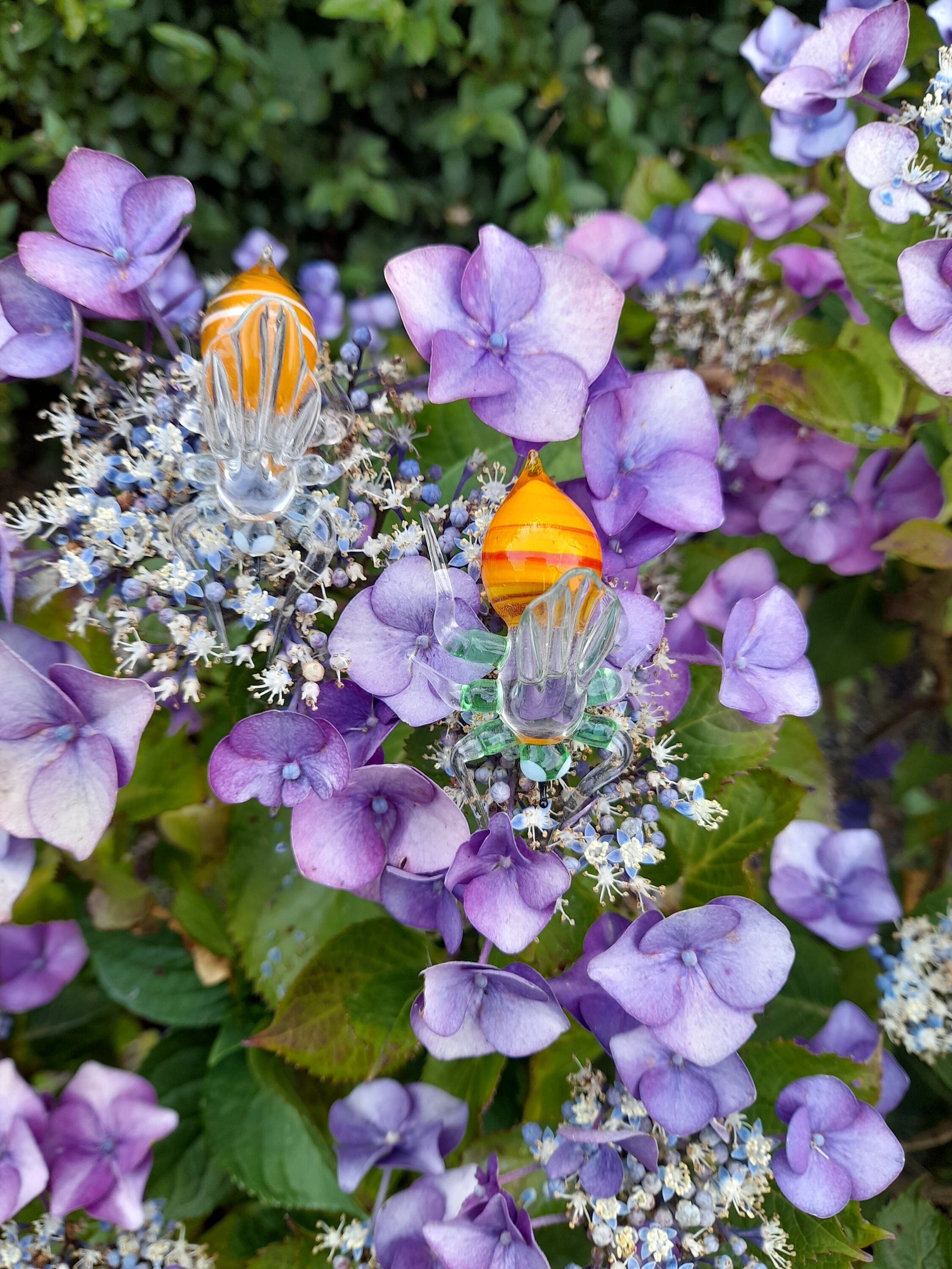 Vintage Blown Glass Bees Set of Four Glass Art Nature Gift - Etsy