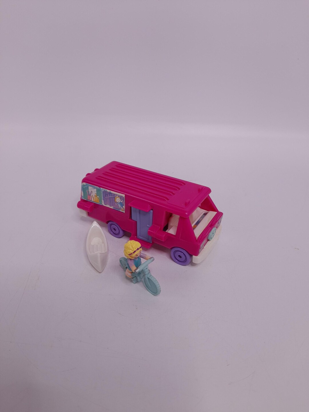 Vintage Polly Pocket 1994 Polly's Camper Home on the Go Bluebird Toys ...
