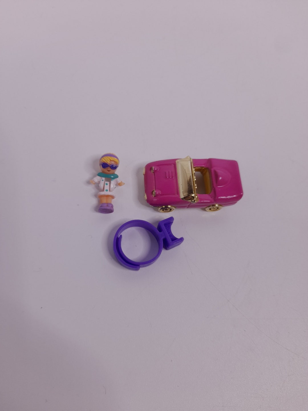 Vintage Polly Pocket Racy Roadster Ring Bluebird Toys 1994 - Zeldzaam ...