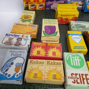 Vintage German Miniature Food Boxes Set of 31 1980's-1990's Food ...