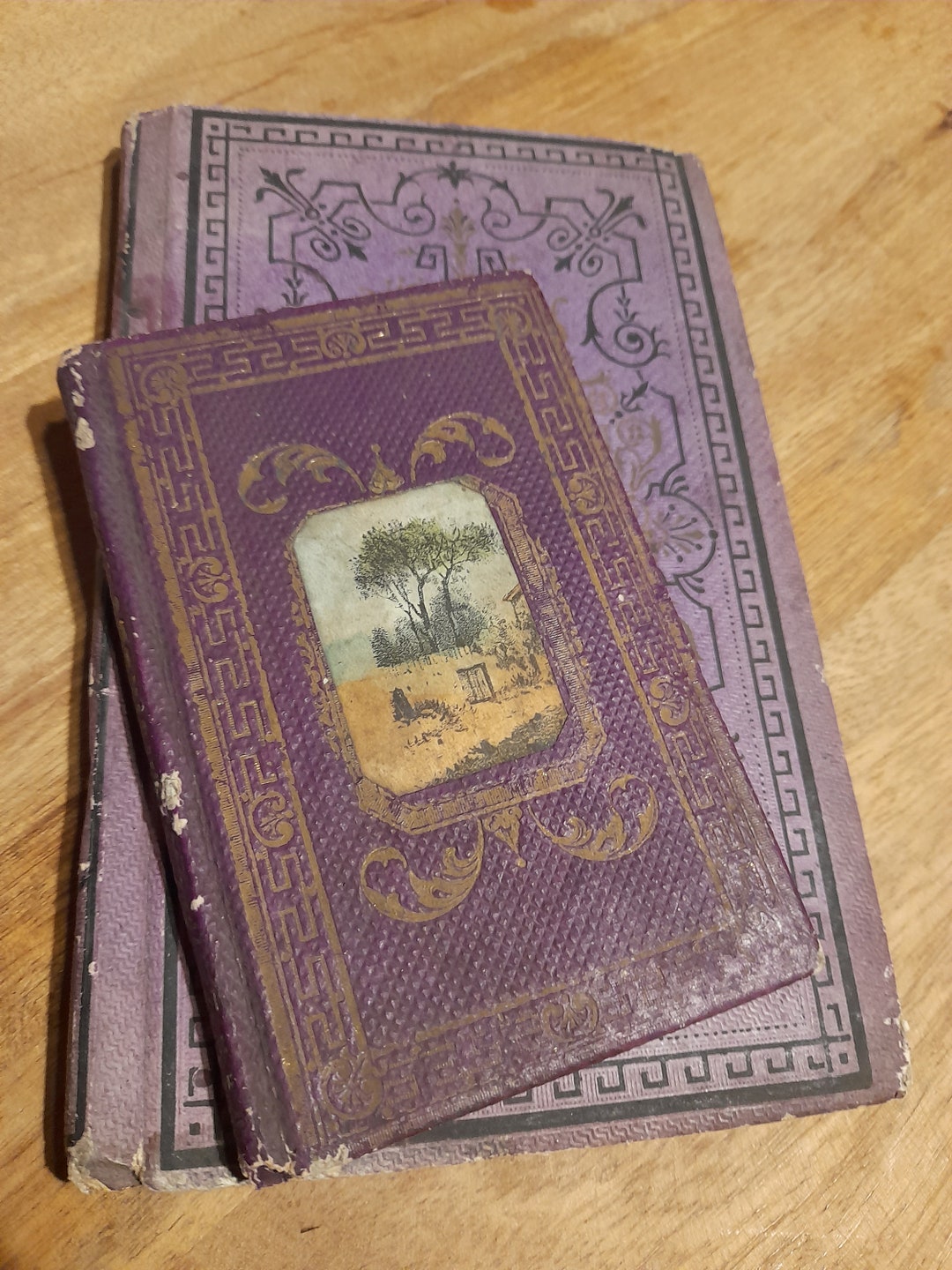 Antieke Franse Boeken "choix Des Amis" En "mois De Mars" Set Van Twee ...