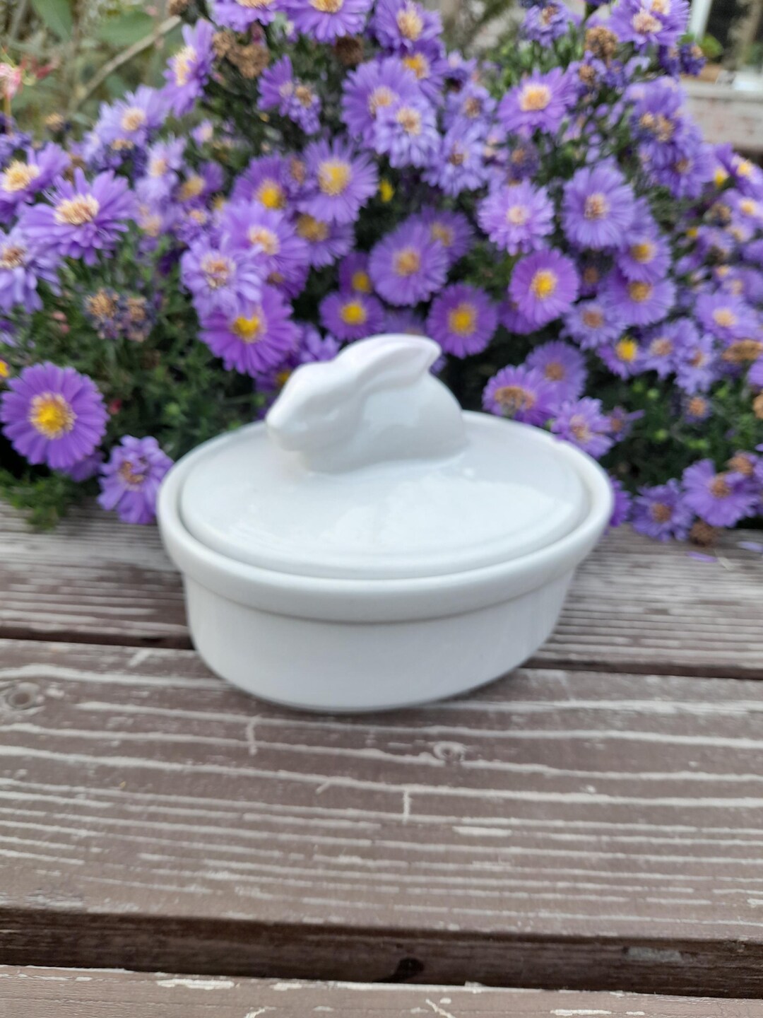 Vintage French White Porcelain Pate Dish Rabbit Hare Lid Covered Tureen ...