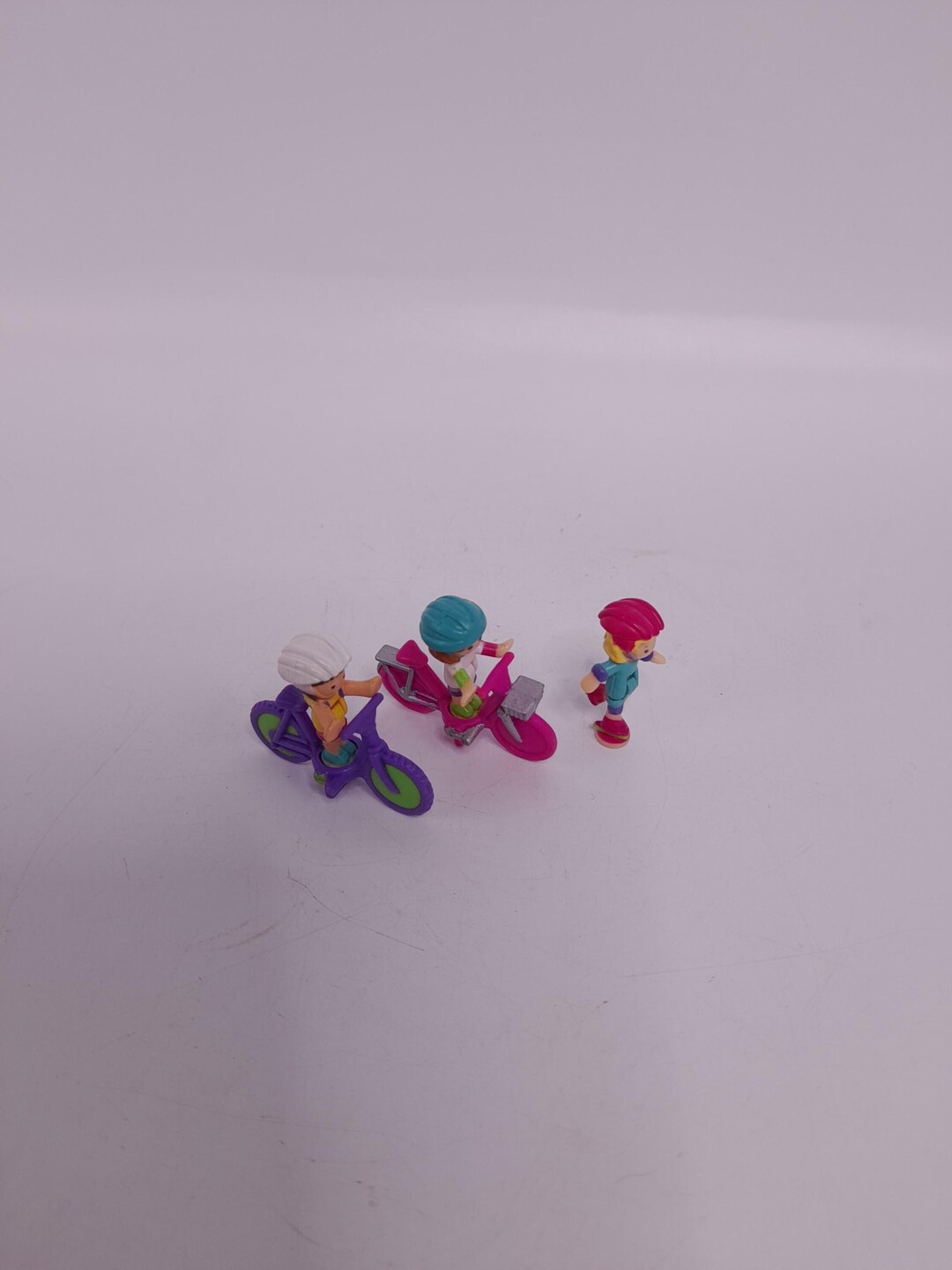 Vintage Polly Pocket 1994 Polly on the Go Polly's Bicycle Friends Tiny ...