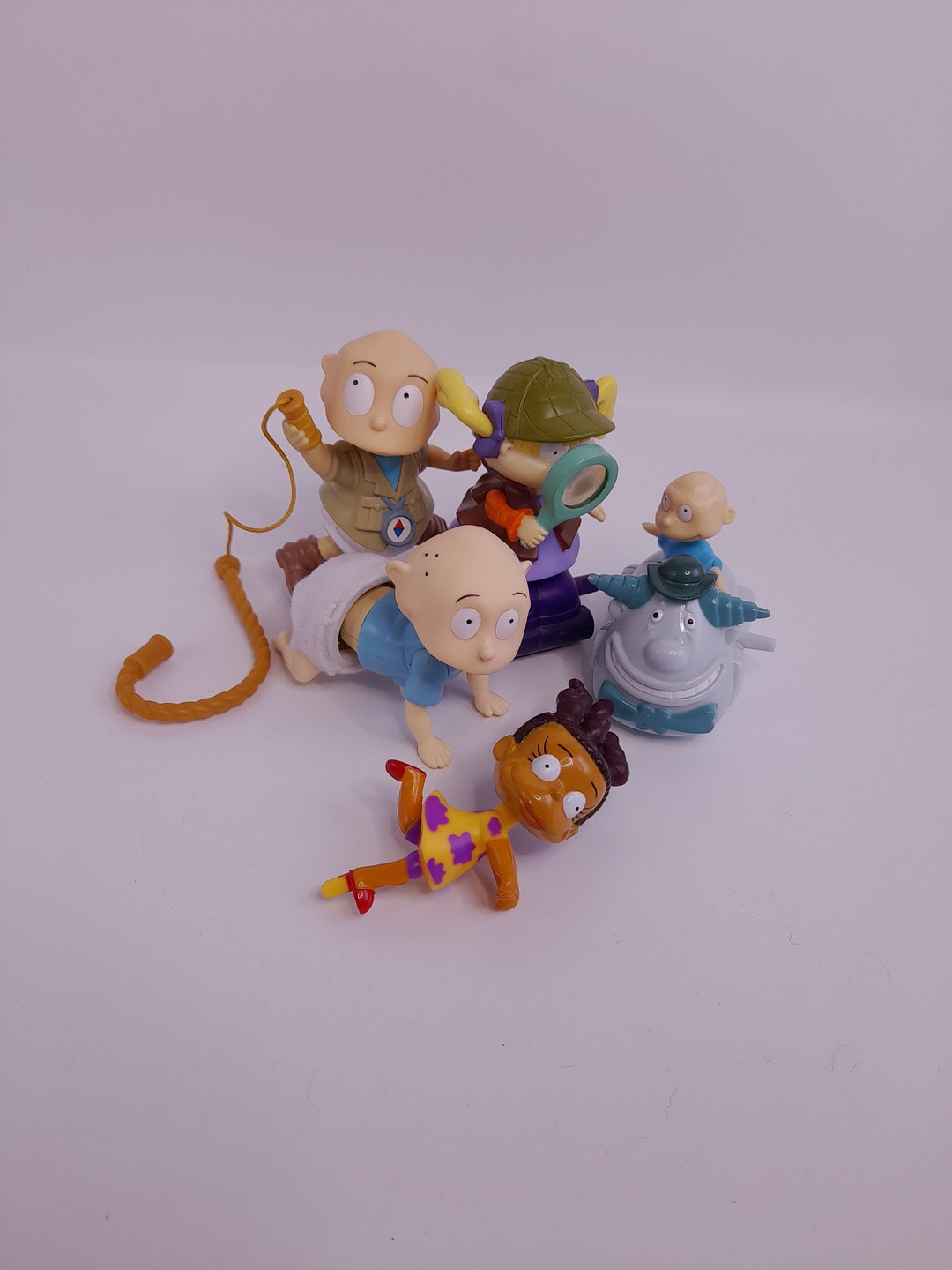 Vintage Rugrats Toy Bundle Figurines Tommy Susie Shirley Lock Holmes ...