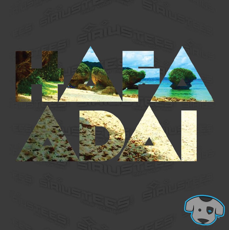 HAFA ADAI T Shirt Available in Both Unisex/his/her Hello Guam Beach ...