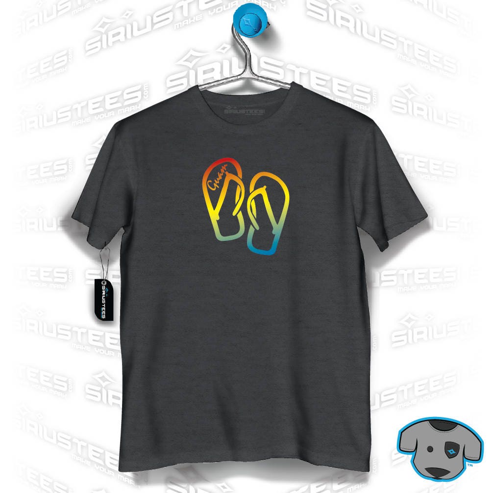 Guam Flip Flop Sandalias Camiseta Disponible en Unisex/His/Her Hafa ...