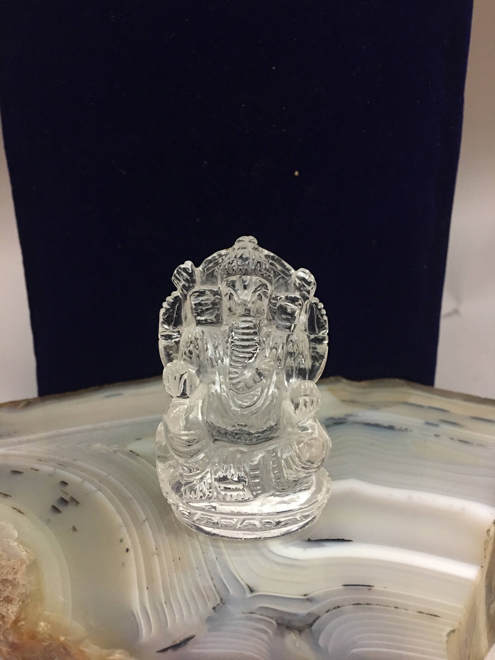 Natural Crystal Ganesh-gemstone Ganesha- Ganesh-indian God- Gemstone ...