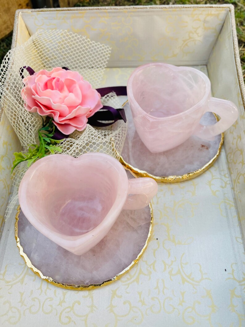 Heart Cups crystal Cup crystal Heart Shape Cups crystal - Etsy
