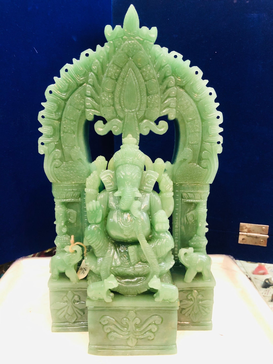 Green Aventurine Ganesha -ganesha -gemstone Ganesh -gems -gemstone ...