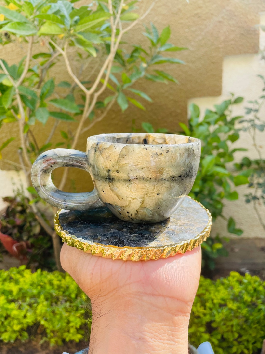 Crystal Cup, Labradorite Cup, Cups, Mugs, Gemstone Cups, Crystal ...