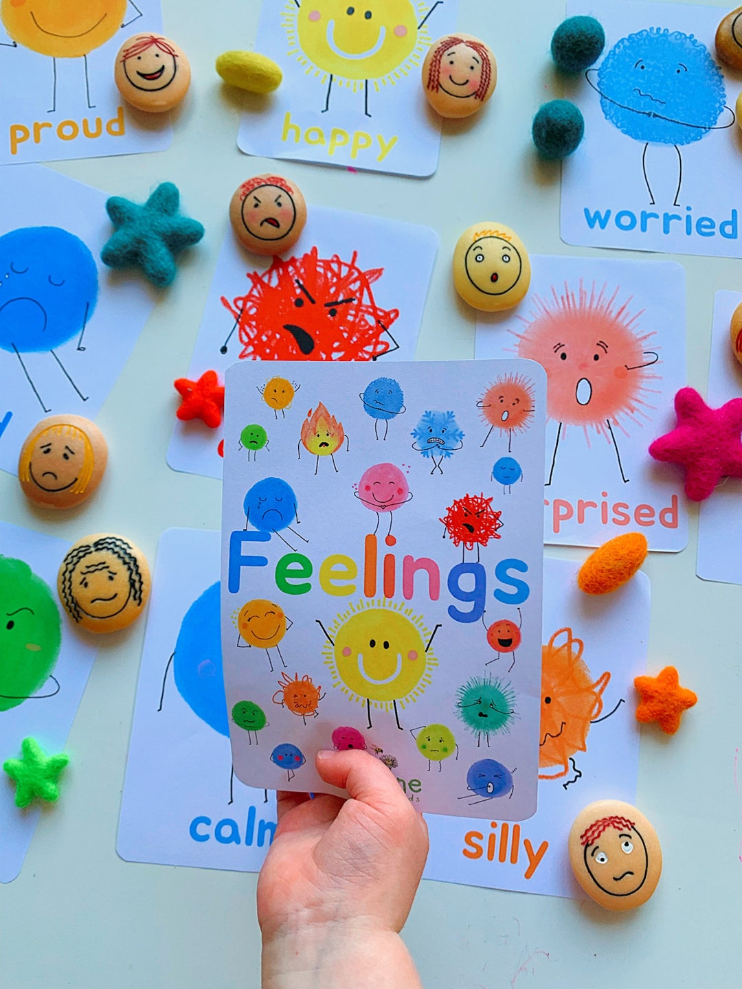 Emotions and Feelings Flash Cards. ASD, Emotional Regulation ...