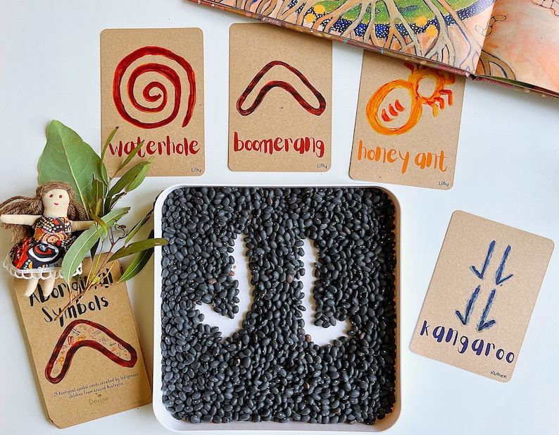 Indigenous Australian Aboriginal Flashcards Flash Cards Kraft - Etsy ...