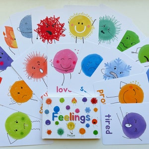 Emotions and Feelings Flash Cards. ASD, Emotional Regulation ...