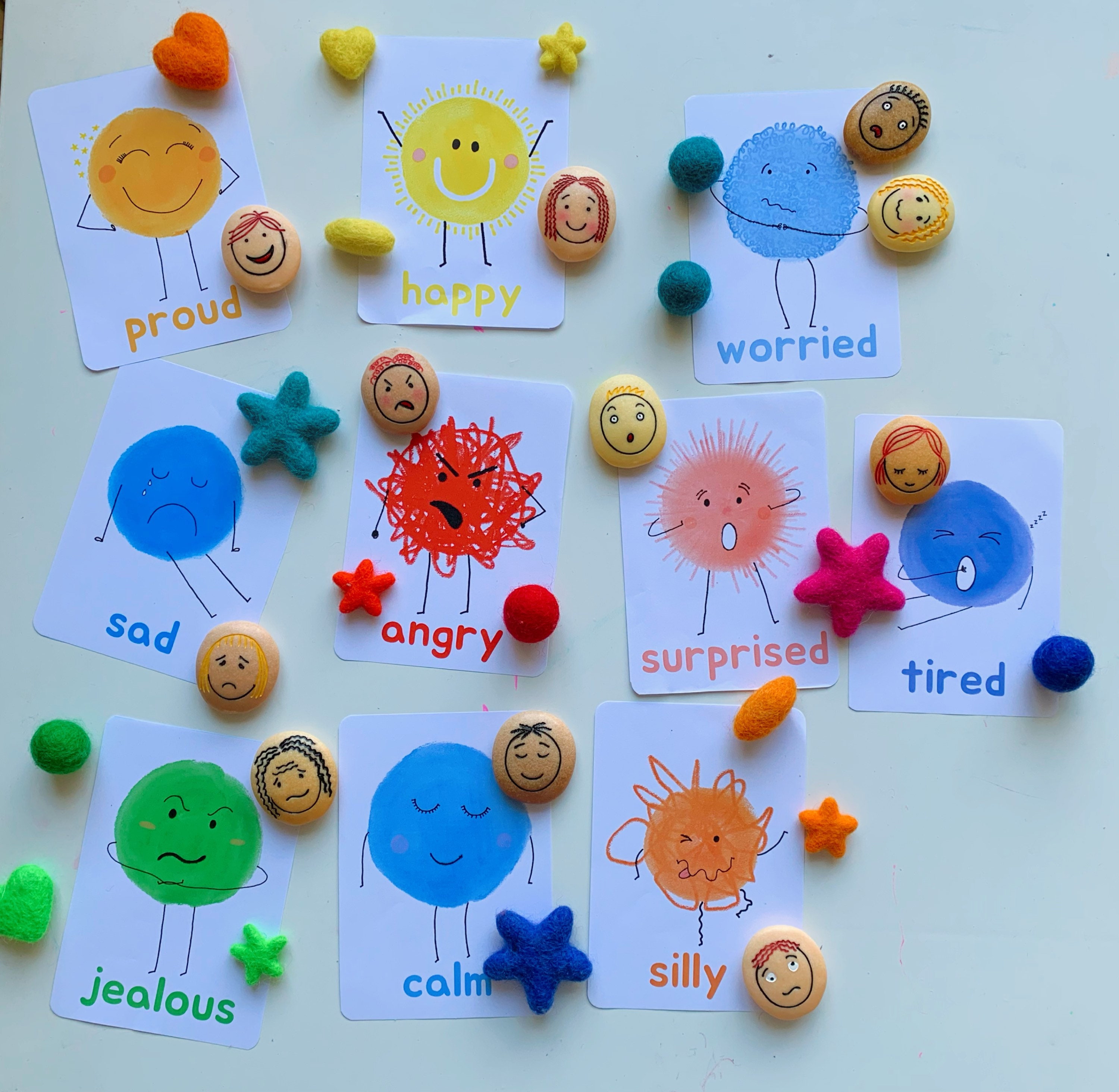 Emotions and Feelings Flash Cards. ASD, Emotional Regulation ...