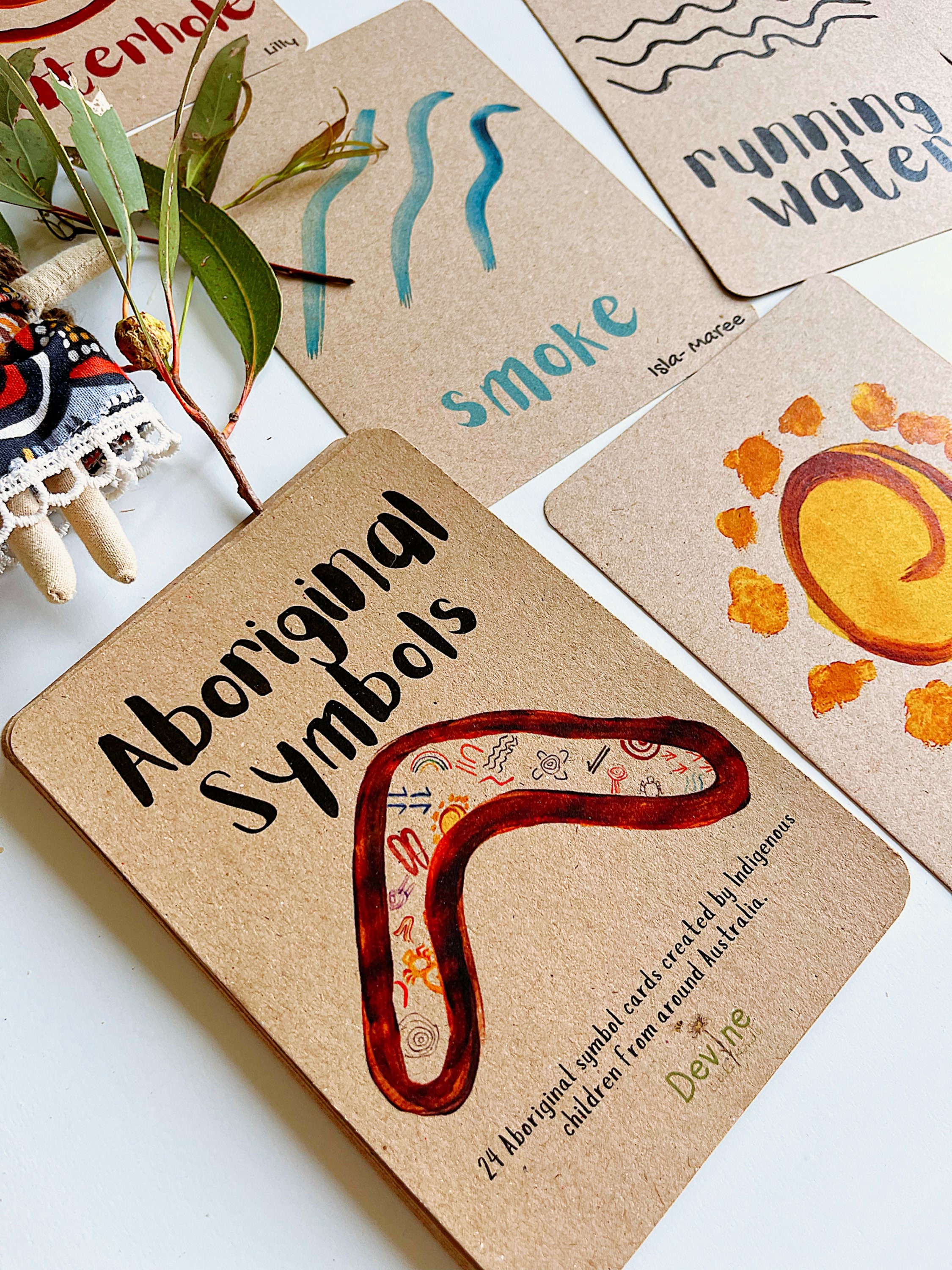 Indigenous Australian Aboriginal Flashcards Flash Cards Kraft - Etsy ...