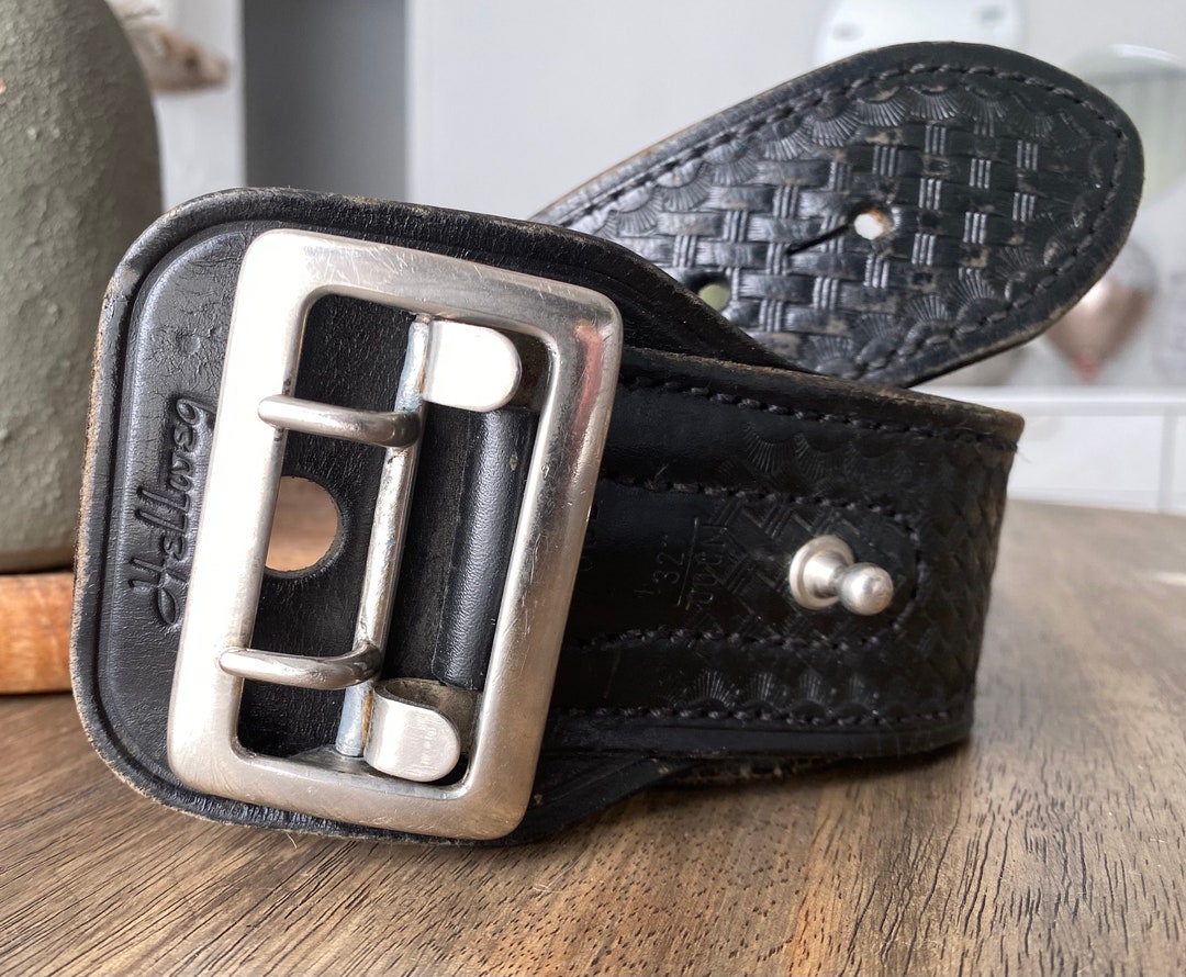 Vintage Hellweg Military, Security, Police Heavy Duty Belt. - Etsy France