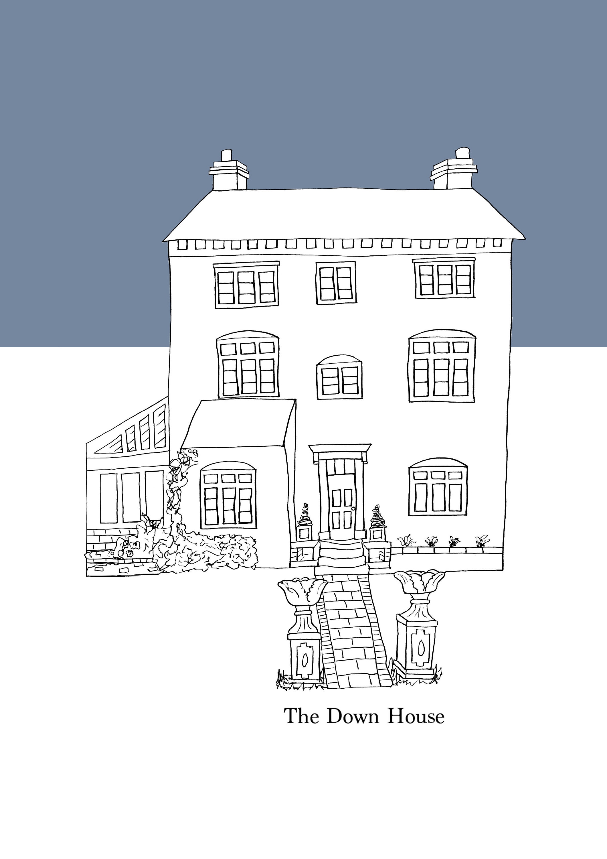 Custom Modern House Print Contemporary House Print - Etsy Hong Kong