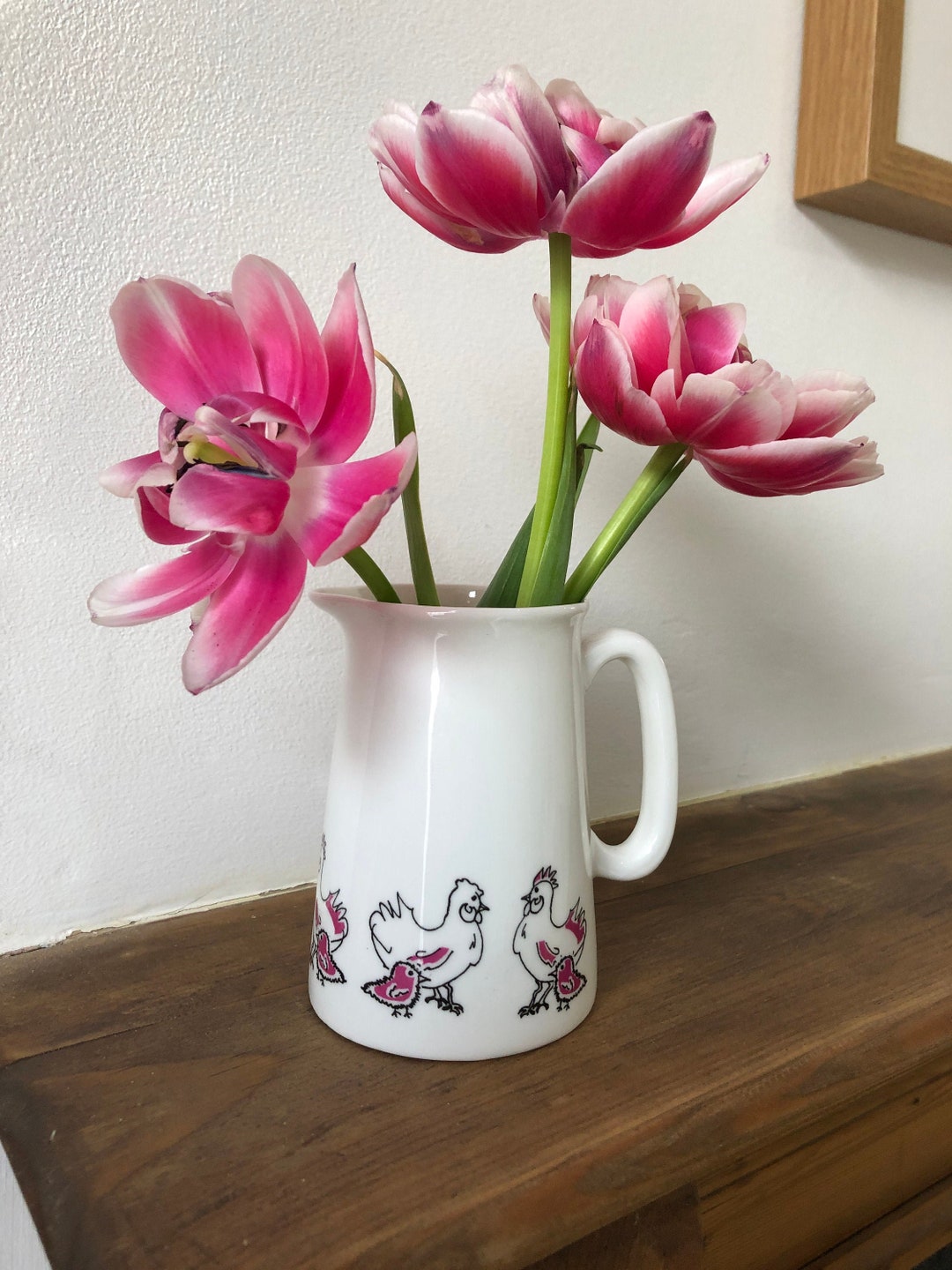 Chicken Half Pint Jug, Hen Pitcher, Gravy Jug, Tableware, Gift for Home ...