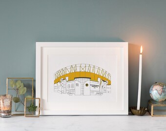 Wolves Stadium Print - Etsy