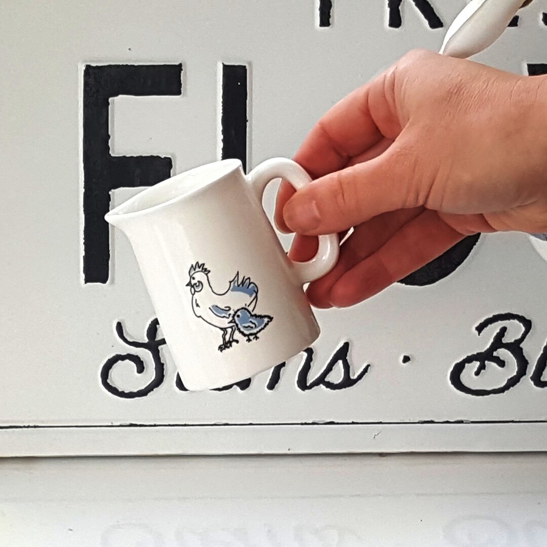 Chicken Lover Bone China Jug, Cute Animal Gift, Hen Keeper Pitcher ...