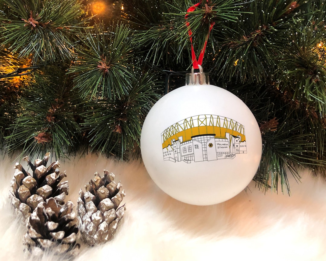 Wolves Bauble, Wolverhampton Wanderers Supporters Christmas Gift ...