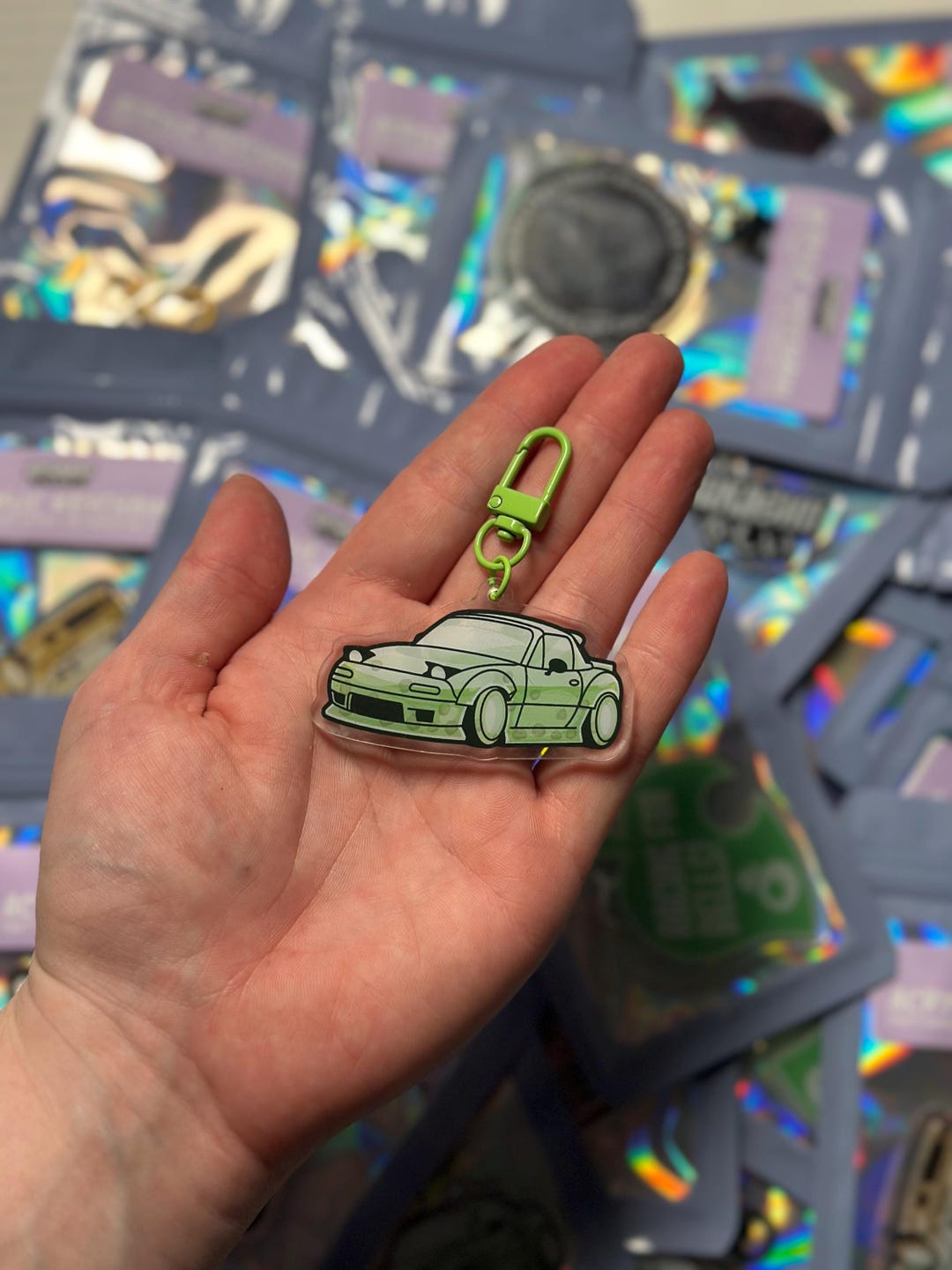 Honeydew Matcha Boba Miata JDM Car Acrylic Keychain - Accessories for ...