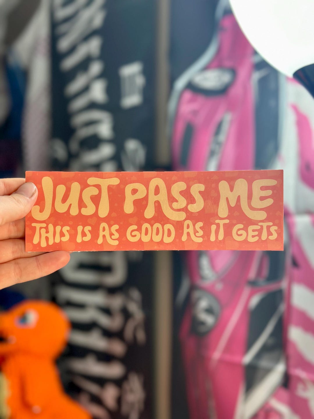 Just Pass Me – Cute & Funny Car Scene Vinyl Decal - Etsy