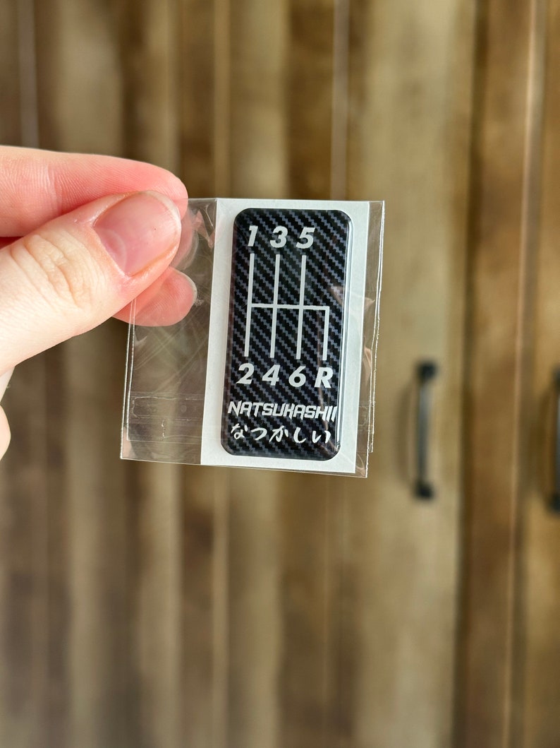 6 Speed Shift Pattern Sticker Shift Pattern Decal Car Accessory JDM ...