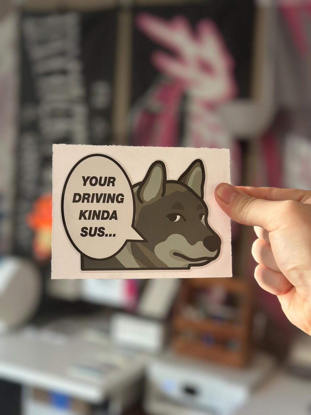 JDM Car Sticker Cute Funny Anime Peeker Automotive Decal Car Decal - Etsy