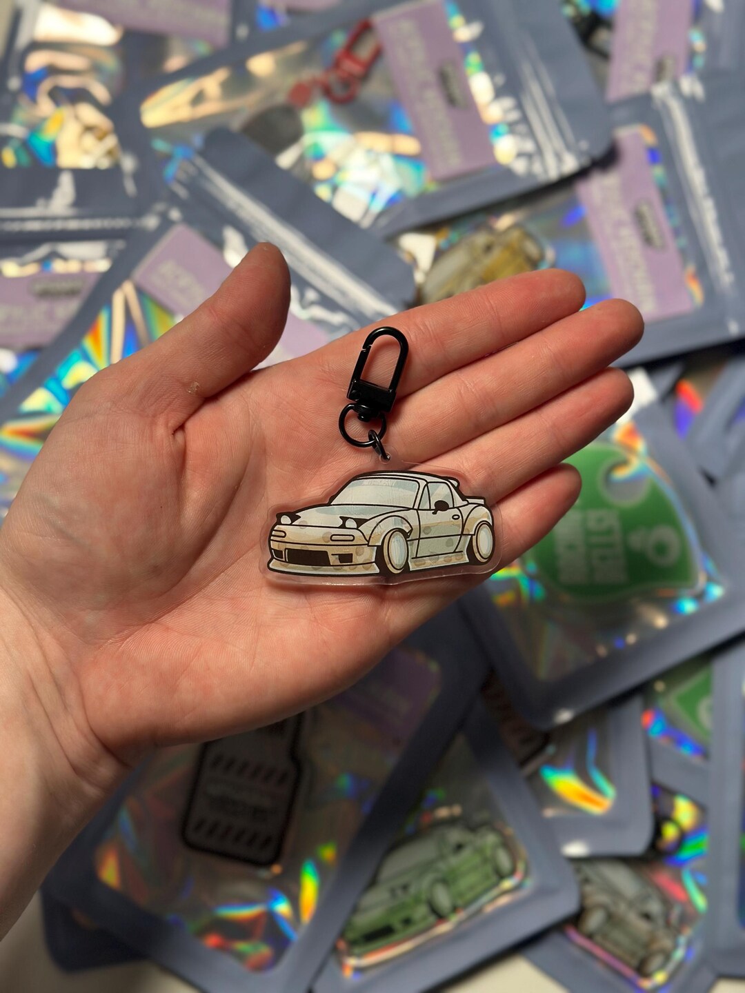 Milk Tea Boba Miata JDM Car Acrylic Keychain - Accessories for Car ...