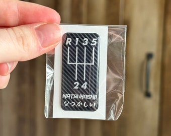 5-speed Shift Pattern Decal, 24mm discontinued - Etsy