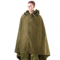 USSR Soviet Russian Army Soldier Field Gear Rain Coat Cloak Tent Poncho ...