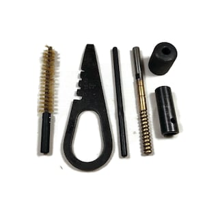 Original Soviet Mosin Nagant Rifle Accessories Cleaning Kit Pouch Canvas 6 Tools 75 95 Measuring ...