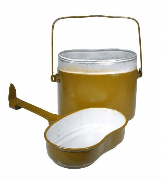 Original Soviet Soldier Mess Kit Bowl Сauldron Frying Pan Meal | Etsy