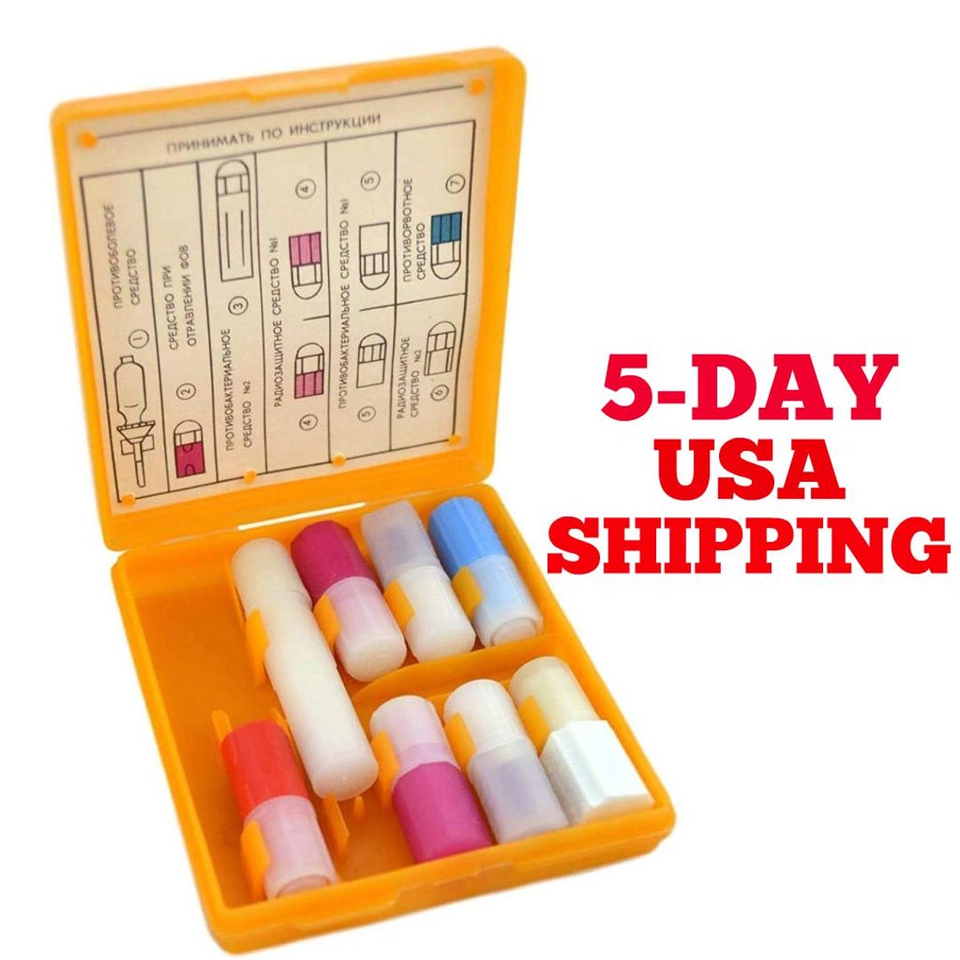 USSR First Aid Kit AI-2 Medicine Box Individual Protection Case ...