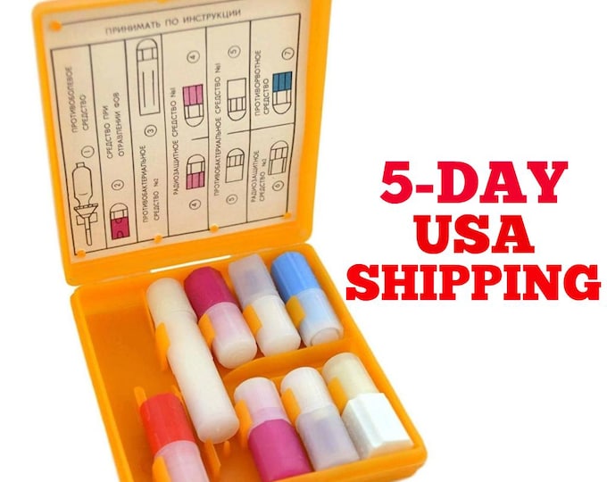 USSR First Aid Kit AI-2 Medicine Box Individual Protection Case ...