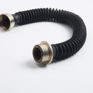 Soviet Black Rubber Gas Mask Hose Connection Between Gas Mask and ...