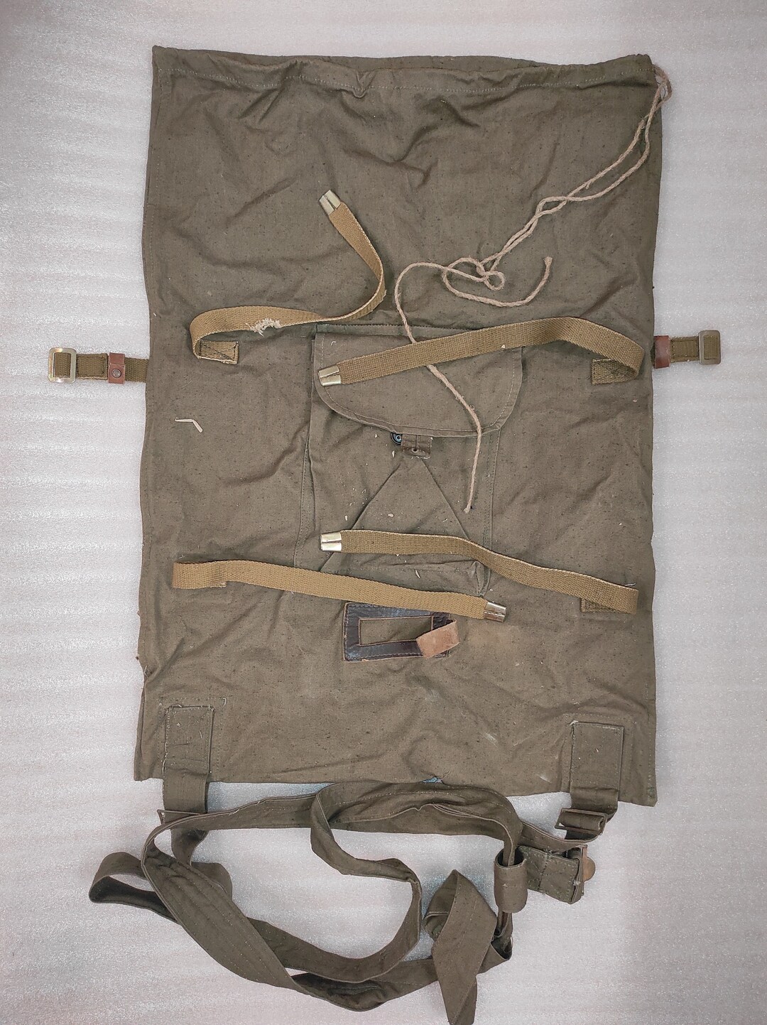 Soviet Army Military Backpack Field Gear Personal Bag Canvas Rucksack ...