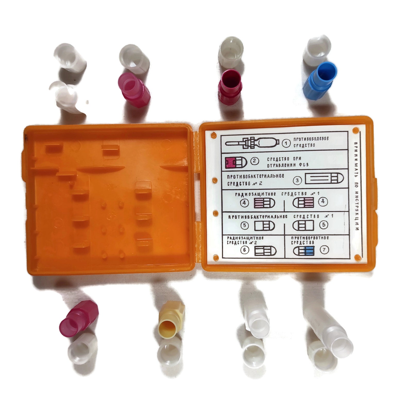 Original Soviet Army Med Kit AI-2 First Aid Box USSR GP-5 Gas Mask ...